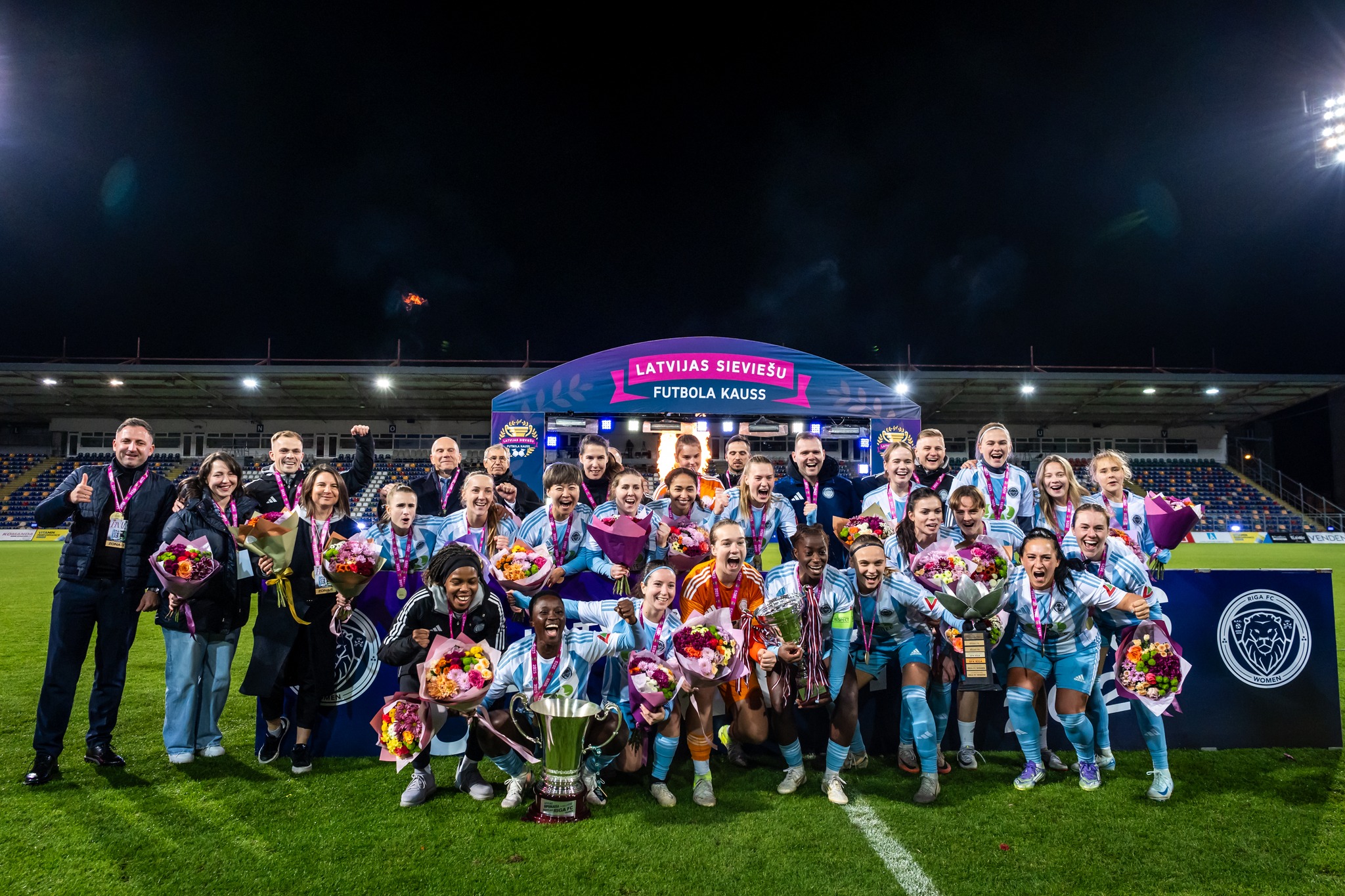 Riga FC Women complete the domestic double by winning the Latvian Cup ...